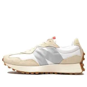 NEW BALANCE 327 "white Turtle Dove" Suede And Nylon Sneakers - Grey/white