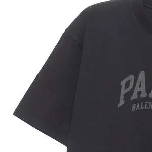 Balenciaga Paris" Graphic T-shirt - Nero
