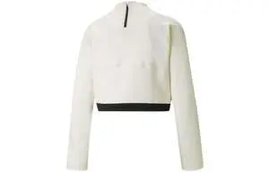 PUMA Train First Mile Mock Neck Long Sleeve Pullover