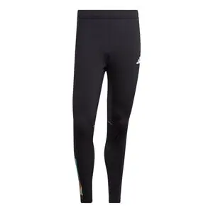 Adidas Slim Fit Mid Waist Sports Pants Black - Default Colorway