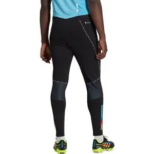 Adidas Slim Fit Mid Waist Sports Pants Black - Default Colorway