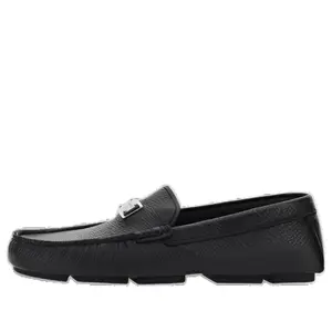 Dolce & Gabbana Calfskin Loafers With Buckle Detail - Black
