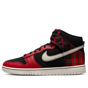 Nike Nike Dunk High SE Tartan Plaid Sneakers Black/red