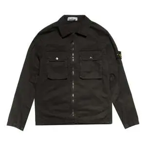 Stone Island Two-pocket Shirt Jacket - Black