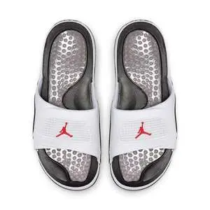 JORDAN Air Hydro 4 Retro Cement Slides - White