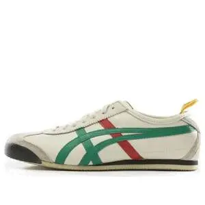 Onitsuka Tiger Onitsuka Tiger Mexico 66 Lace-Up Sneakers Beige/green/red
