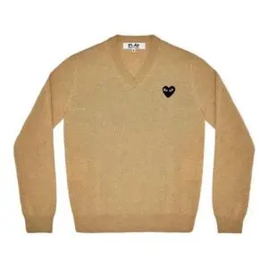 Play Comme Des Garcon Drop Shoulder Sweaters For Men