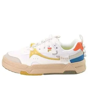 FILA FUSION Bank Skate Shoes - White/yellow/blue