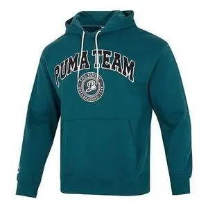 PUMA Team Hoodie - Green/black