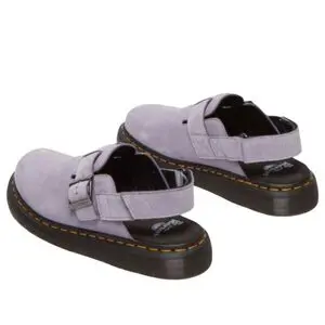 Dr. Martens Jorge Ii Suede Mules With Buckle Detailing