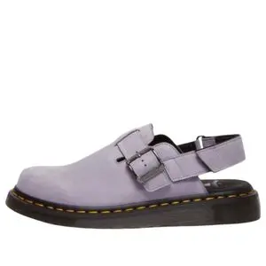 Dr. Martens Dr. Martens Jorge II Suede Mules With Buckle Detailing Purple