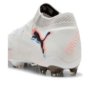 PUMA Future Ultimate Soccer Cleats - White/black/glowing Red