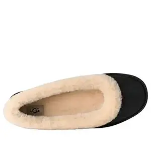 UGG Zora Leather Ballet Flat - Black