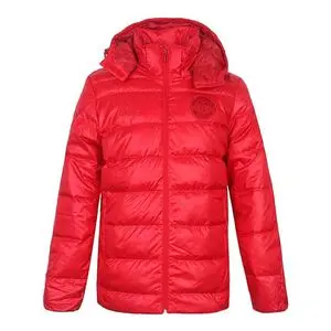 Adidas Manchester United Down Puffer Jacket - Red
