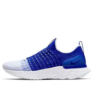 Nike Nike React Phantom Run Flyknit 2 Athletic Sneakers Blue/white