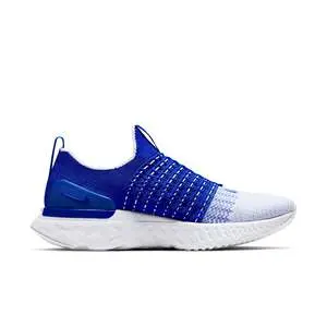 Nike React Phantom Run Flyknit 2 Athletic Sneakers - Blue/white
