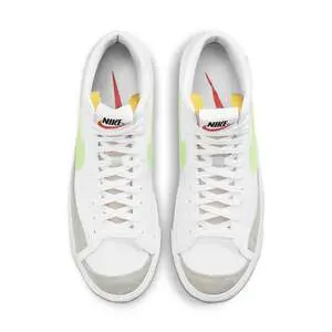 Nike Blazer Mid '77 Essential High Top Sneakers - White/gray/green