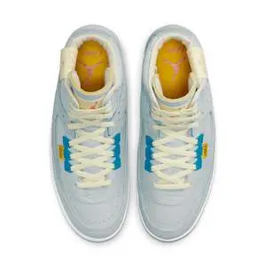 JORDAN Air 2 Retro Sp X Union La "grey Fog" High Top Sneakers - Grey/blue