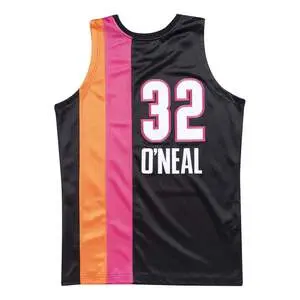 Mitchell & Ness Shaquille O'neal Miami Heat 2005-06 Nba Jersey - Black