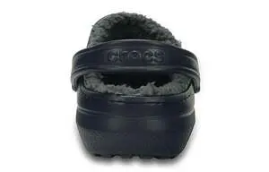 CROCS Classic Lined Clogs - Dark Blue/gray