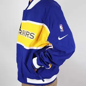 Nike Golden State Warriors Colorblock Bomber Jacket