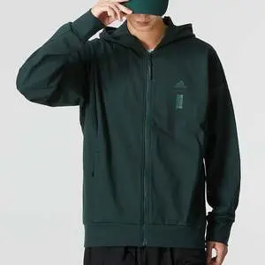Adidas Hooded Knit Zip-up Jacket - Default Colorway