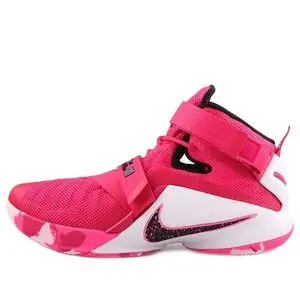 Nike Lebron Soldier 9 Athletic Sneakers - White/pink