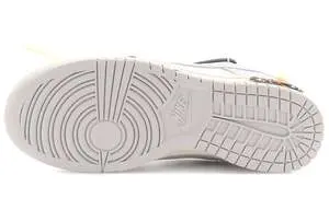 Nike Off-white X Dunk Low 'lot 41 Of 50 - Gray/white