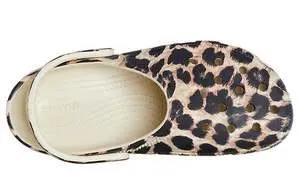 CROCS Classic Platform Leopard Clogs