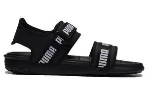 PUMA Softride Slide "wordmark - Black