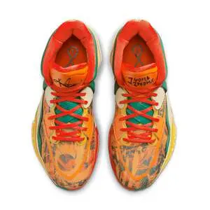 Nike Kyrie Infinity High Top Sneakers - Orange/green