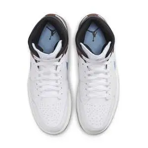 JORDAN 1 Mid Se Sneakers - White/blue Grey/black
