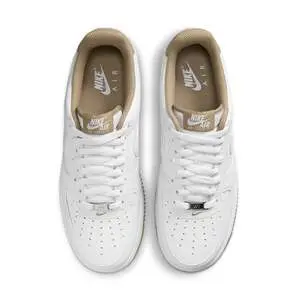 Nike Force 1 '07 Lv8 Low Top Sneakers - White/brown