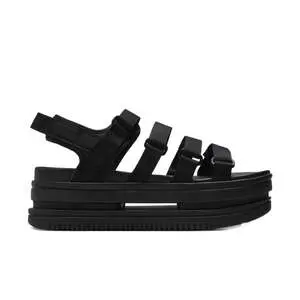 Nike Icon Classic Platform Sandals - Black/black/black