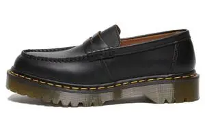 Dr. Martens Penton Bex Loafers With Yellow Stitch Detail