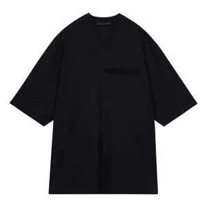 Fear Of God Ss23 V-neck Tee 'jet - Black