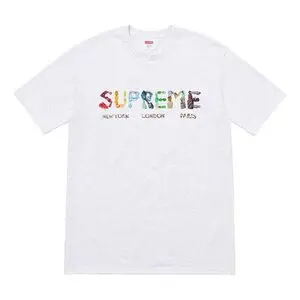 Supreme Alphabet Logo Short Sleeve Tee - Grey