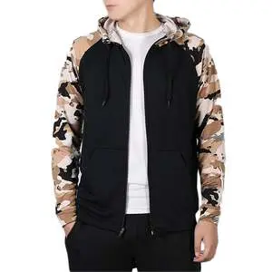 Nike Camouflage Splicing Hooded Jacket