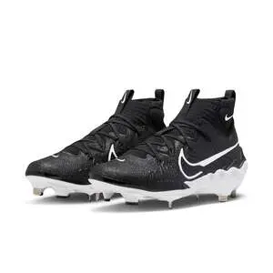 Nike Alpha Huarache Nxt High Top Baseball Cleats - Black/blue Tint/anthracite