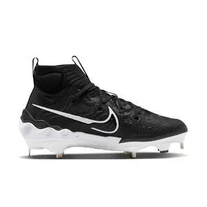 Nike Alpha Huarache Nxt High Top Baseball Cleats - Black/blue Tint/anthracite