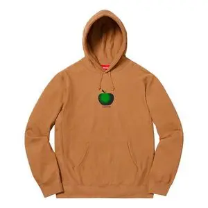 Supreme Apple Hooded Sweatshirt - Brown