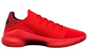 Under Armour Curry 4 Low Top Sneakers - Red