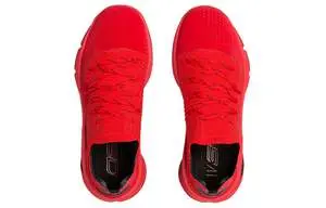 Under Armour Curry 4 Low Top Sneakers - Red