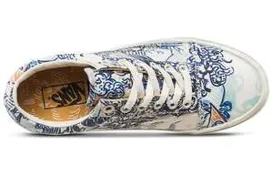VANS Old Skool "old Vineyard" Canvas Sneakers - Blue/white