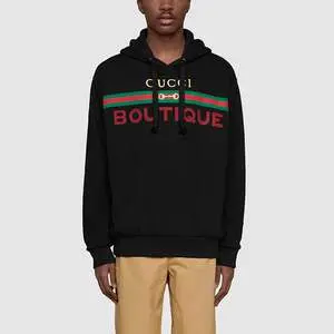 Gucci Boutique Printed Hoodie
