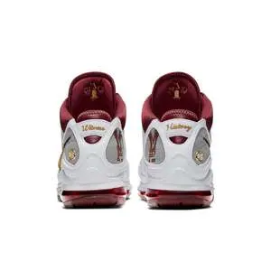 Nike Lebron Qs Mvp High Top Sneakers - White/red