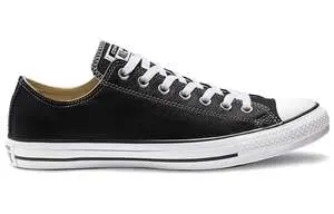 CONVERSE Chuck Taylor All Star Leather Ox Sneakers - Black
