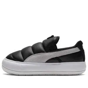 PUMA Suede Mayu Slip-on Shoes - Black/white