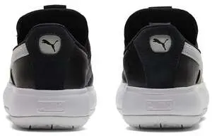 PUMA Suede Mayu Slip-on Shoes - Black/white