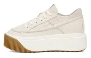 UGG Ez-duzzit Lace Platform Sneakers - White